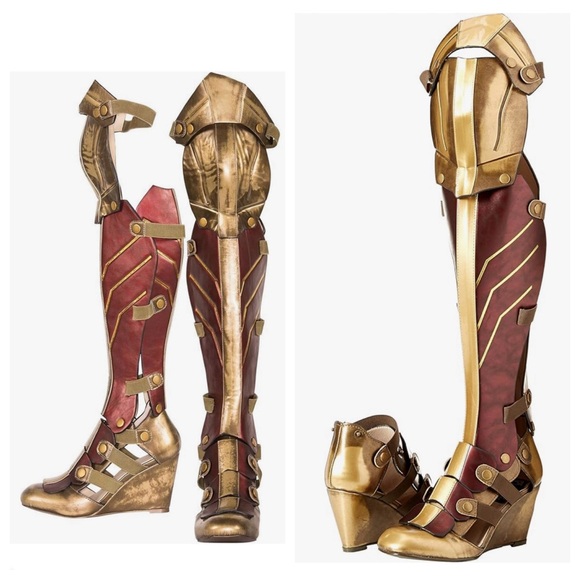 Wonder Woman | Shoes | Wonder Woman Dc Ww84 Halloween Bootswedgesshoes ...